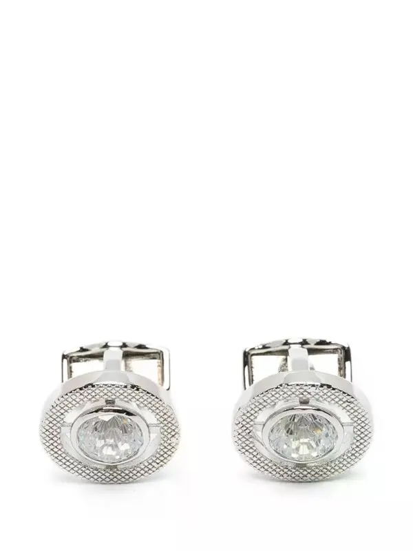 Tateossian Halo Quartz Cufflinks - Silver