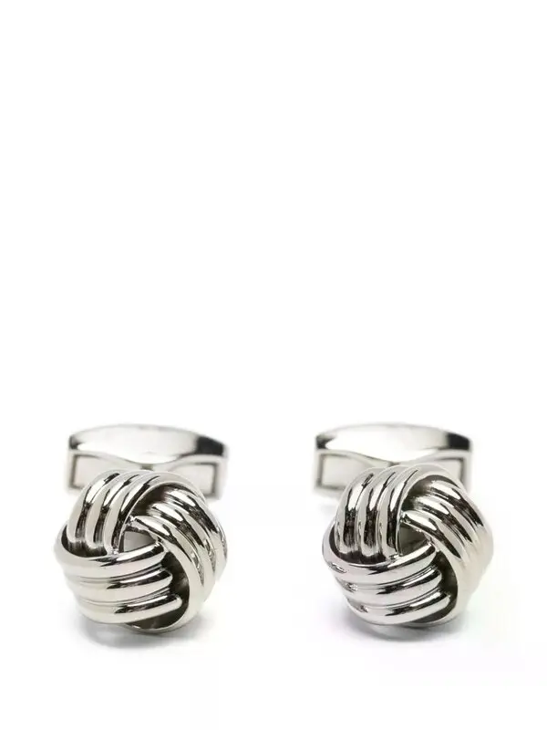 Tateossian Cable Knot Cufflinks - Silver