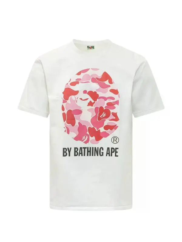 A BATHING APE Abc Camo T-shirt - White
