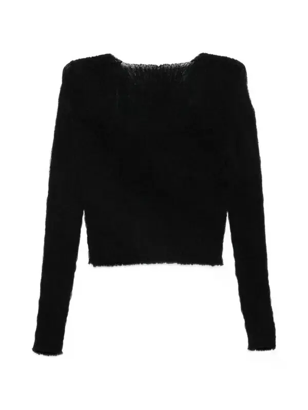 Isabel Benenato Textured Crop Top