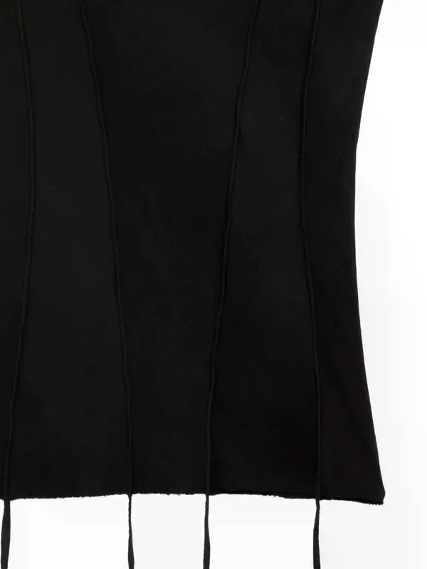 Masnada Exposed-seam Ribbed Tank Top