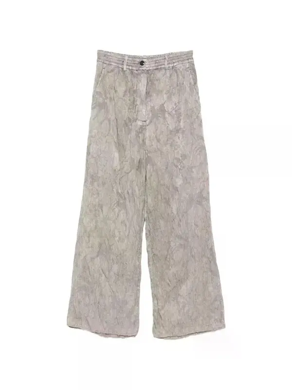 Masnada Jacquard Wide-leg Trousers