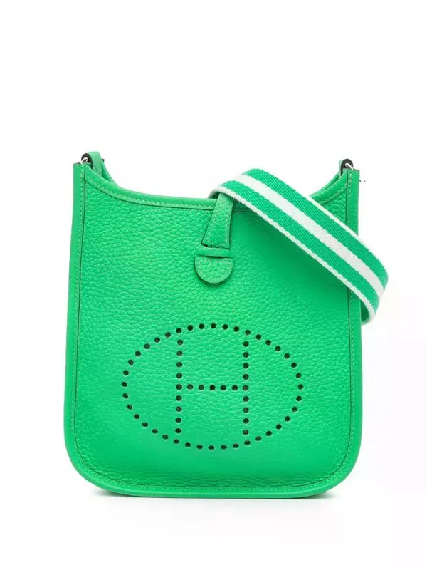 Hermès 2023 Clemence Evelyne Tpm Crossbody Bag - Green