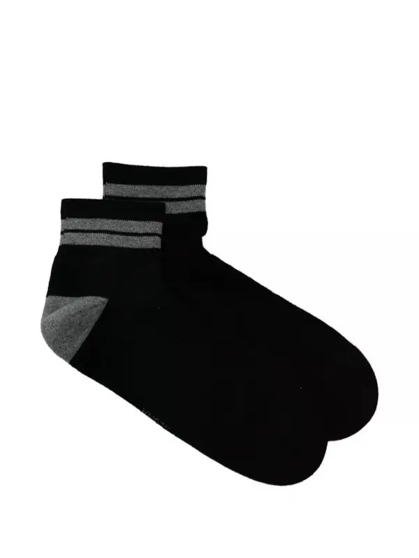 Zegna Sport Allure Ankle Socks - Black