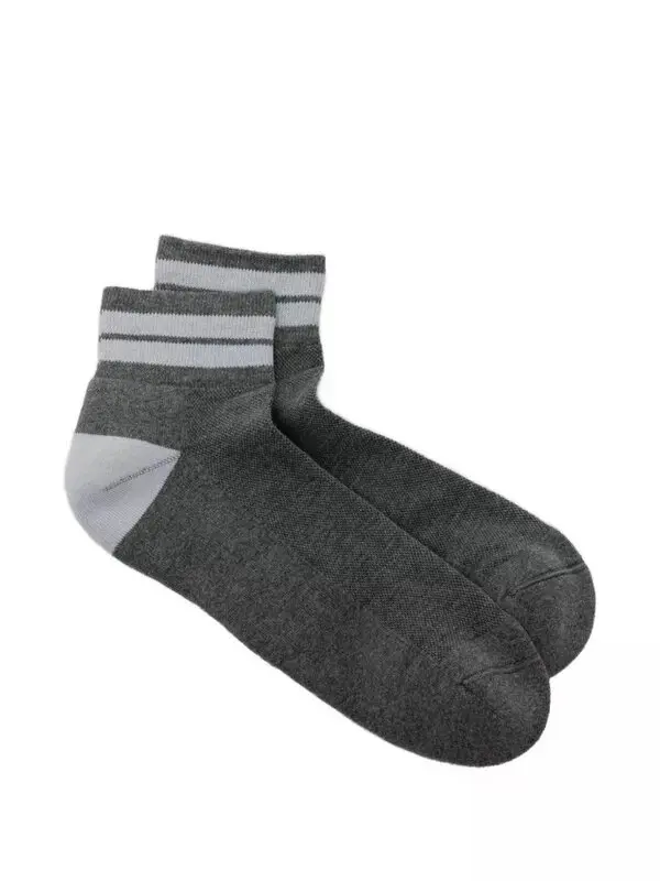 Zegna Sport Allure Ankle Socks - Grey