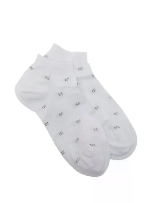 Zegna Ankle Socks - White