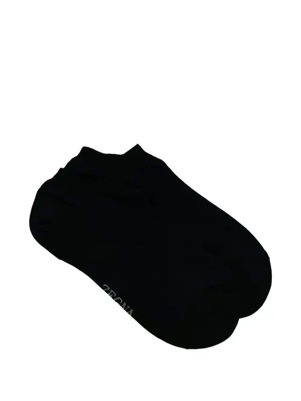 Zegna Pure Freshness Ankle Socks - Black