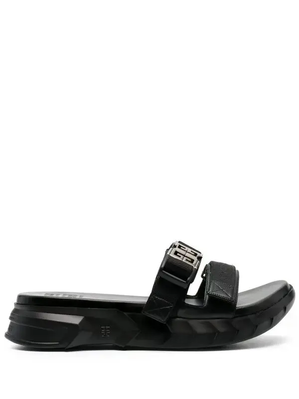 Givenchy 4g Buckle Leather Sandals