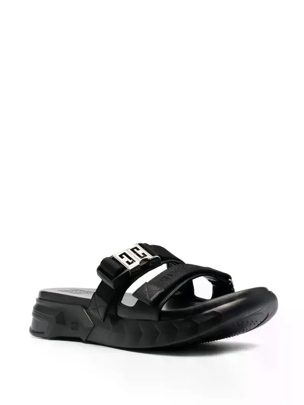 Givenchy 4g Buckle Leather Sandals