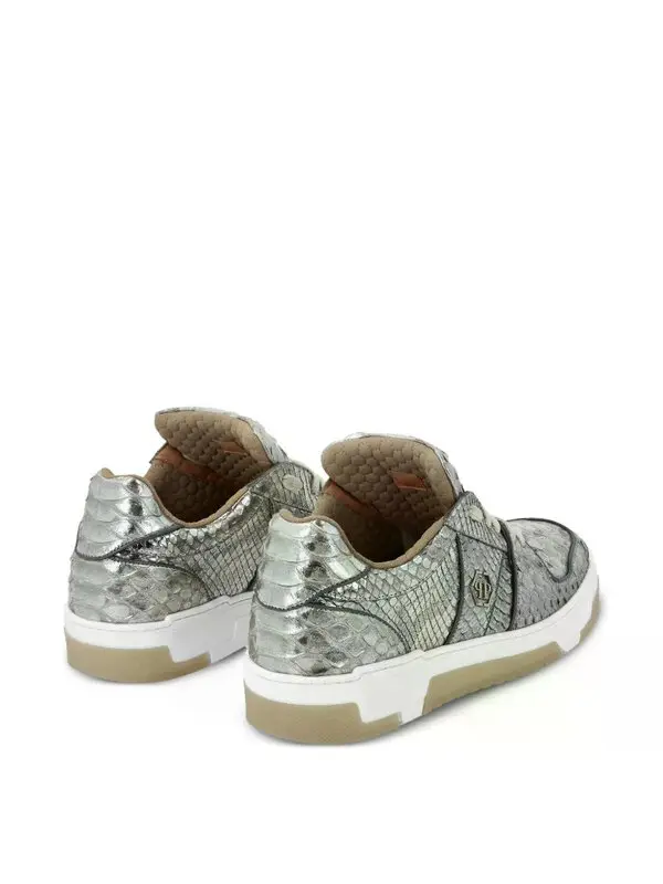 Philipp Plein Logo-detail Sneakers - Silver