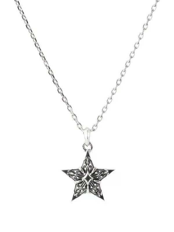 Emanuele Bicocchi Stella Pendant Necklace - Silver