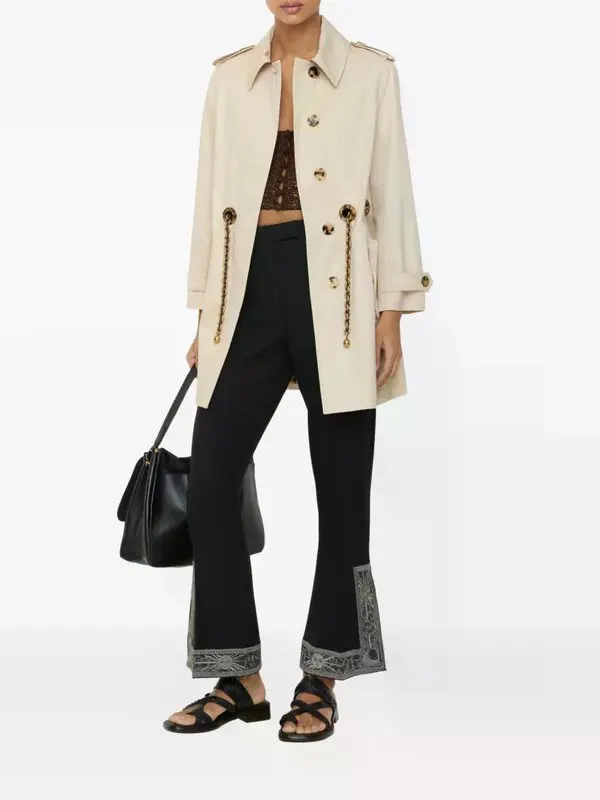 Burberry Short Gabardine Stonehaven Car Coat