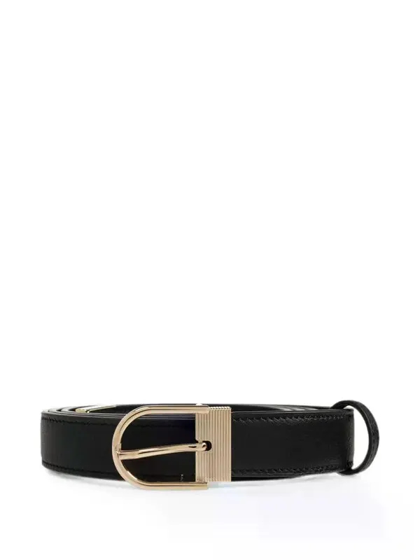 Victoria Beckham Buckle Belt - Black