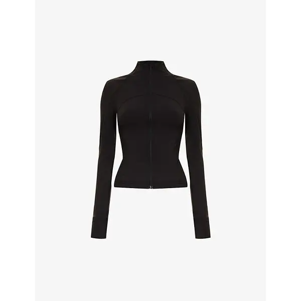 Lululemon Nulu Cropped Stretch-woven Jacket - Black