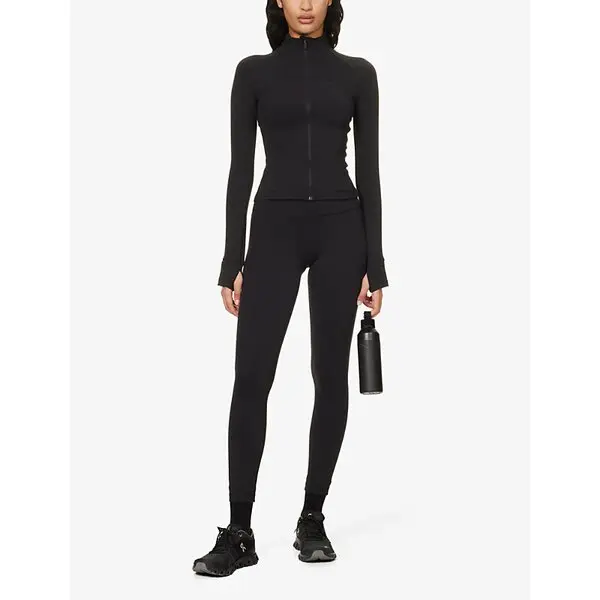 Lululemon Nulu Cropped Stretch-woven Jacket - Black