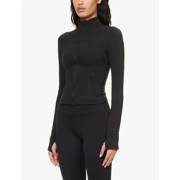 Lululemon Nulu Cropped Stretch-woven Jacket - Black