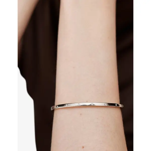 Monica Vinader Essential Station Lab-grown Diamond Bangle