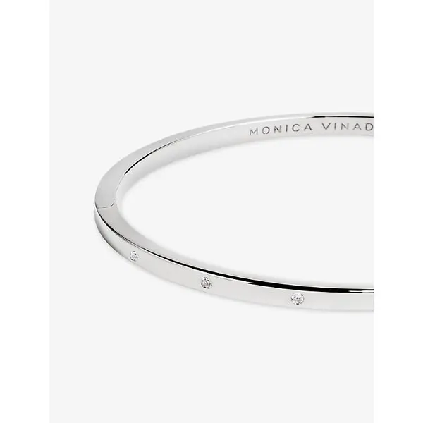 Monica Vinader Essential Station Lab-grown Diamond Bangle