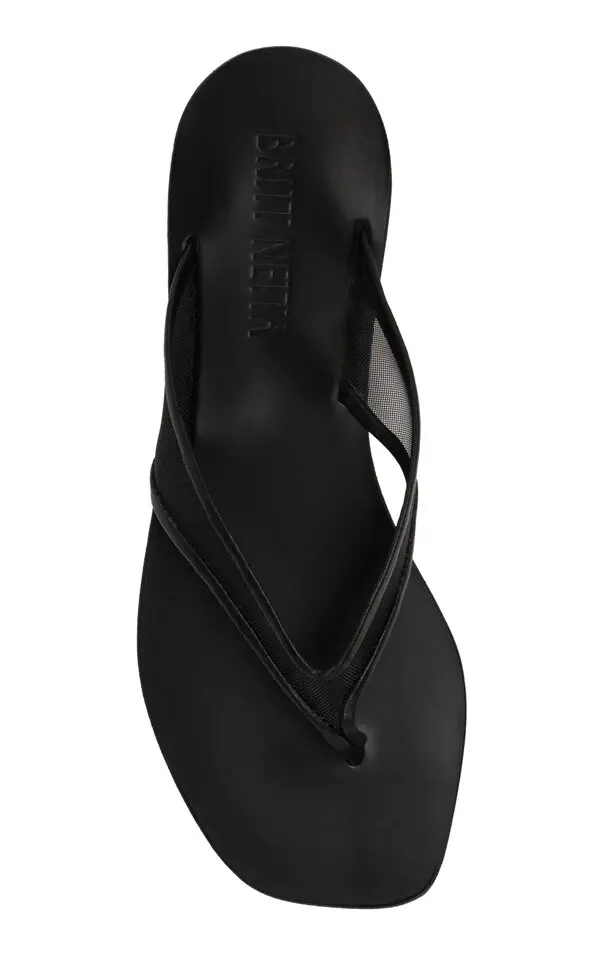 BRITT NETTA Seline Mesh Flat Sandals