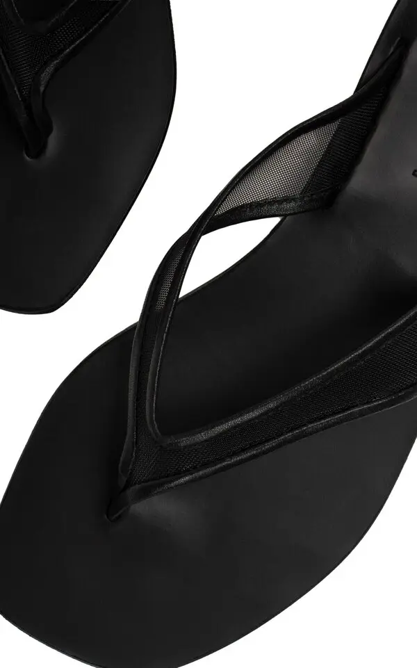 BRITT NETTA Seline Mesh Flat Sandals