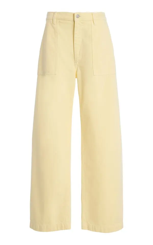 FRAME The Bow Cargo Jeans - Yellow