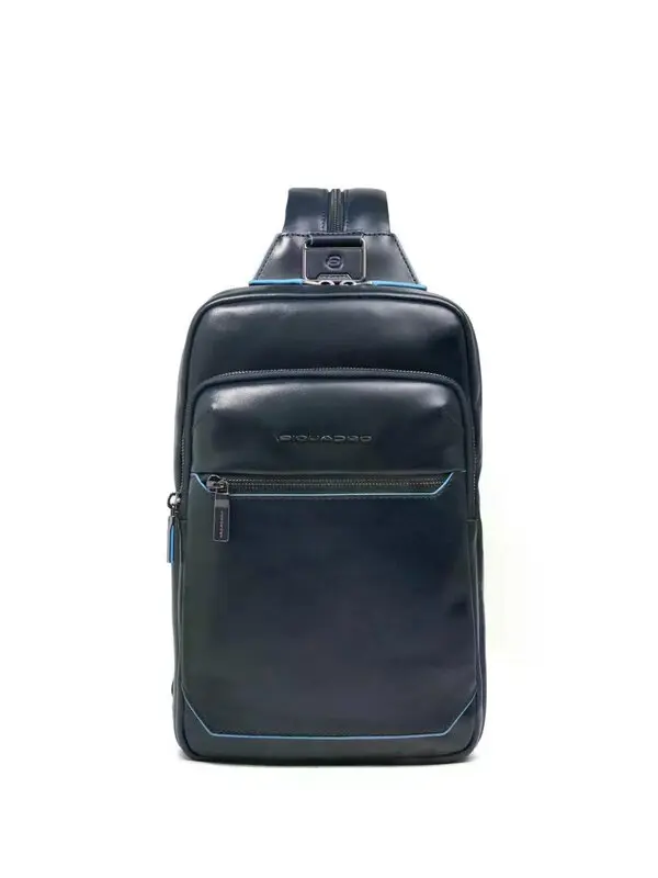 PIQUADRO Convertible Leather Backpack