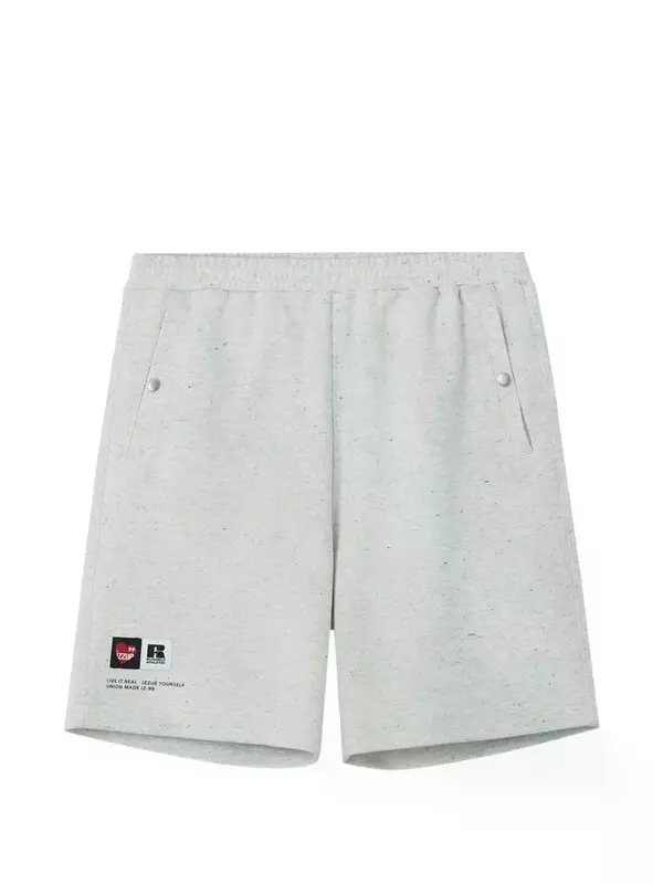 Izzue Logo Patch Shorts - Grey