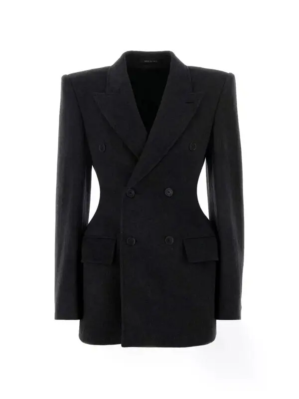 Balenciaga Double-breasted Blazer - Grey