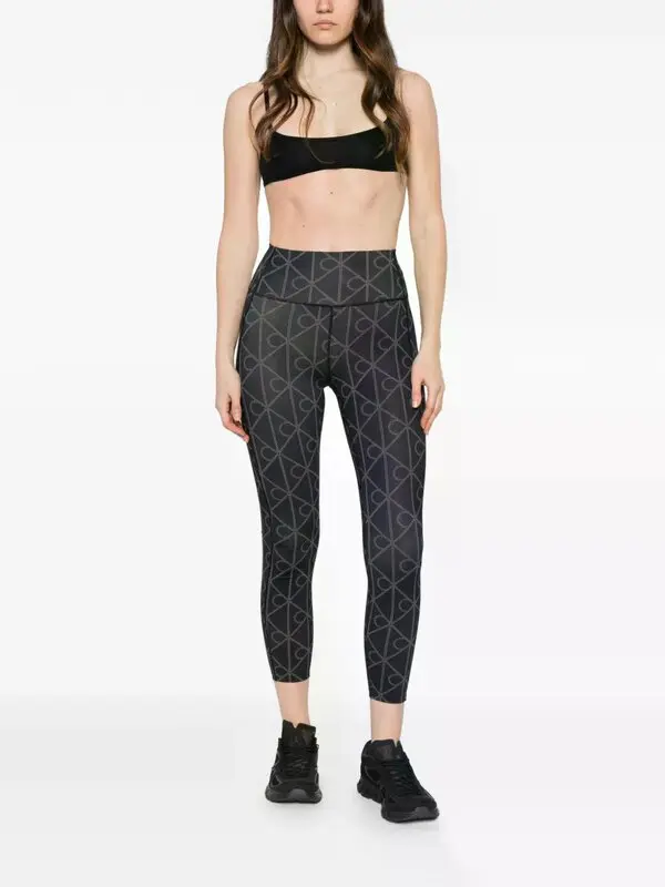 Calvin Klein Monogram-print Performance Leggings