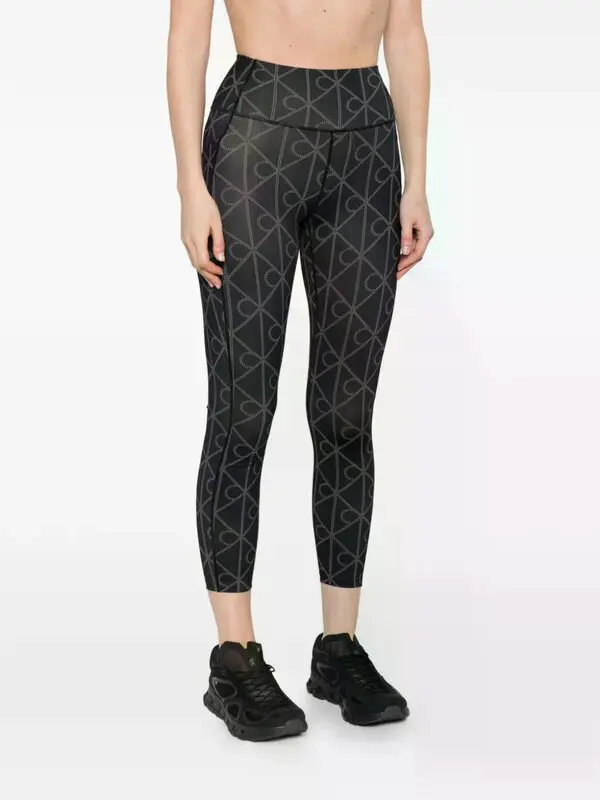 Calvin Klein Monogram-print Performance Leggings