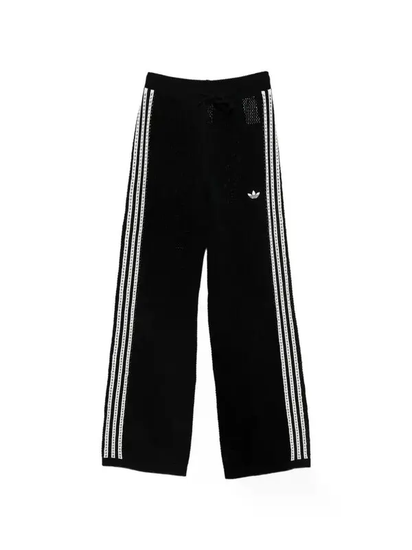 Adidas Three-stripe Open-knit Trousers