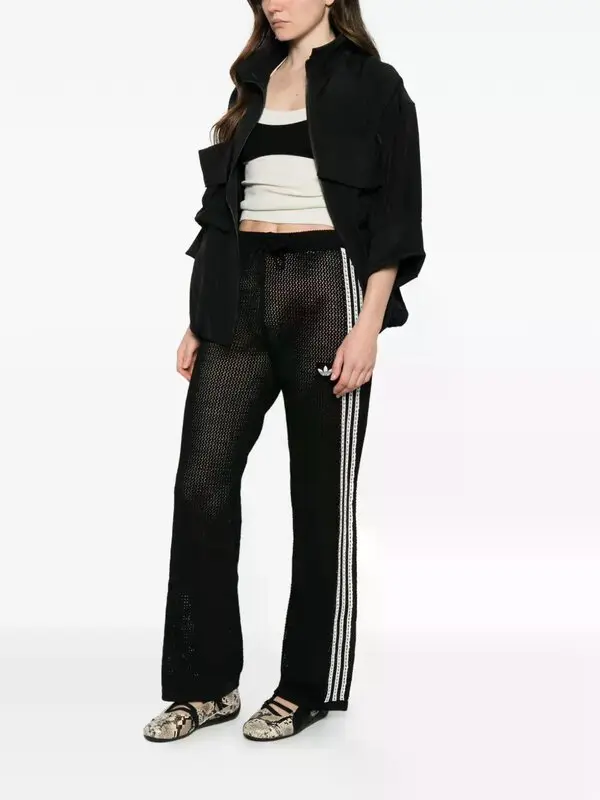 Adidas Three-stripe Open-knit Trousers