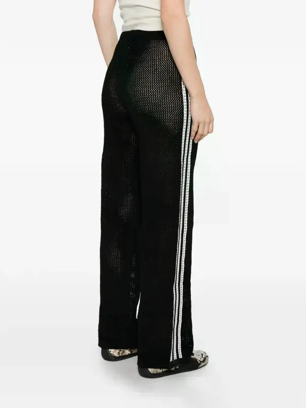Adidas Three-stripe Open-knit Trousers