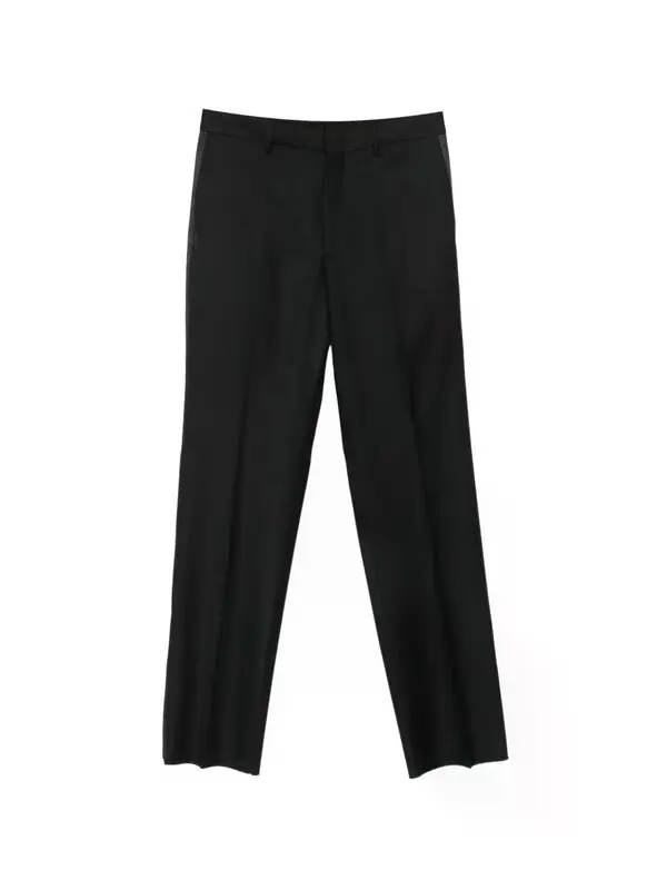 Tagliatore Pressed-crease Trousers - Black