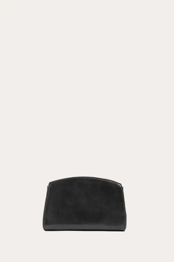 LIFFNER Pushlock Lizard Embossed Clutch - Black