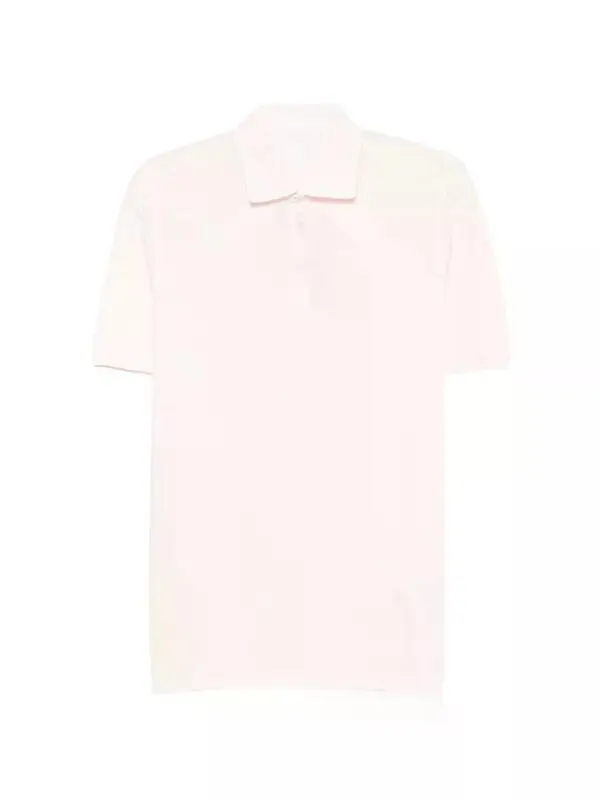 Fedeli Short-sleeve Polo Shirt - Pink