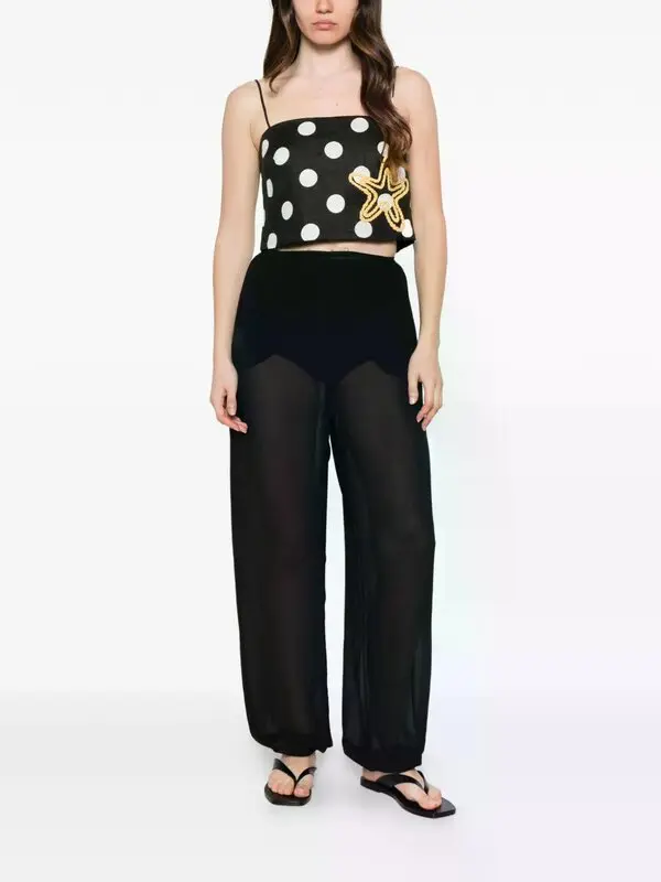CALA DE LA CRUZ Ariella Top - Black