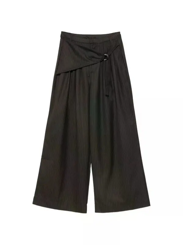 DAMSON MADDER Wide Leg Palazzo Pants - Brown