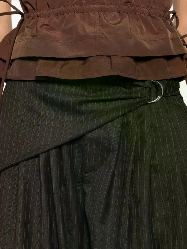 DAMSON MADDER Wide Leg Palazzo Pants - Brown
