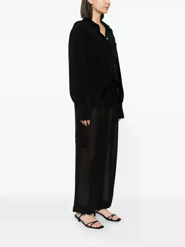 DI.LA3 PARI' Di.la3 Pari Asymmetric Hem Shirt