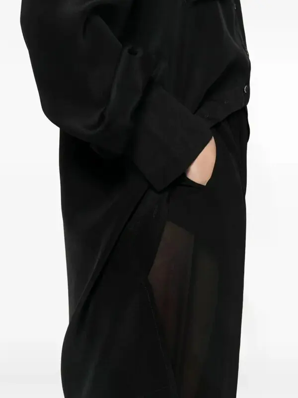 DI.LA3 PARI' Di.la3 Pari Asymmetric Hem Shirt