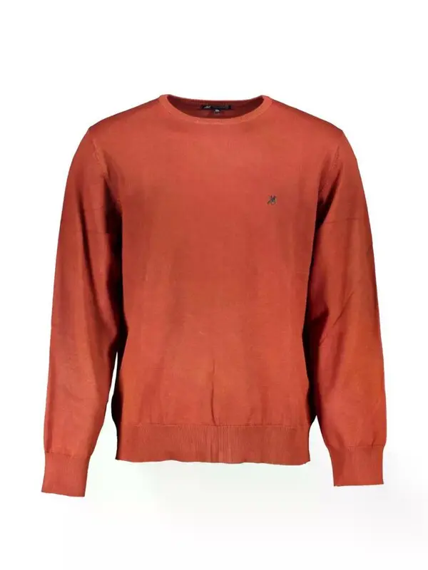 U.S. Grand Logo-embroidered Crew-neck Sweater