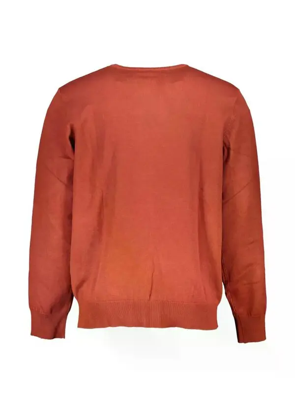 U.S. Grand Logo-embroidered Crew-neck Sweater