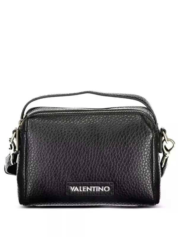 MARIO VALENTINO Pebbled-texture Bag With Logo Patch