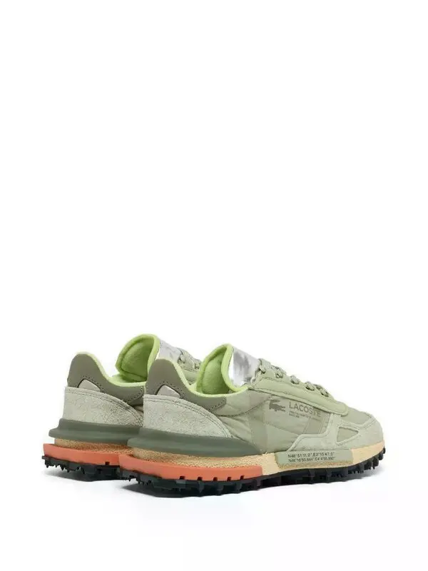 Lacoste Elite Panelled Sneakers - Green