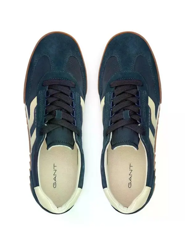 Gant Baylle Striped Lace-up Sneakers - Blue