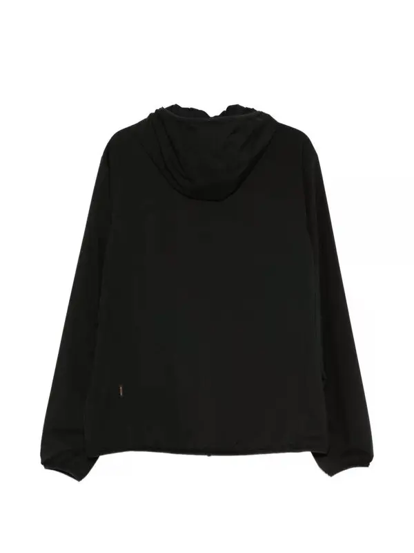 SAVE THE DUCK Hooded Logo-patch Jacket