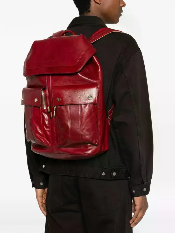 Brunello Cucinelli Leather Flap-top Backpack