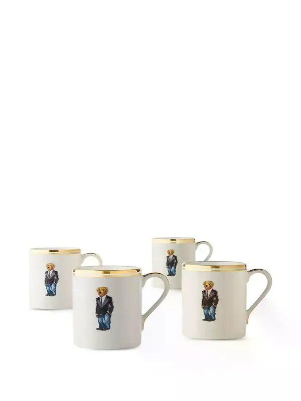 Ralph Lauren Bear Wilshire Set Of Four - Neutrals