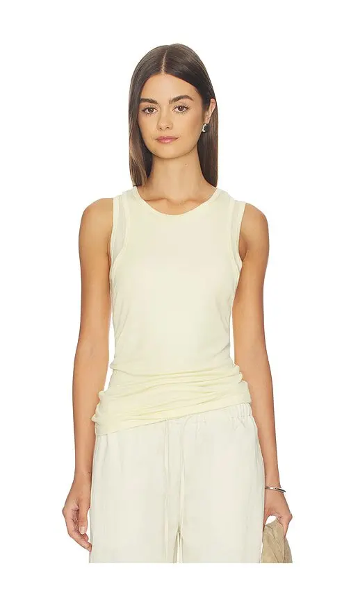 AGOLDE Finch Tank Top - Yellow